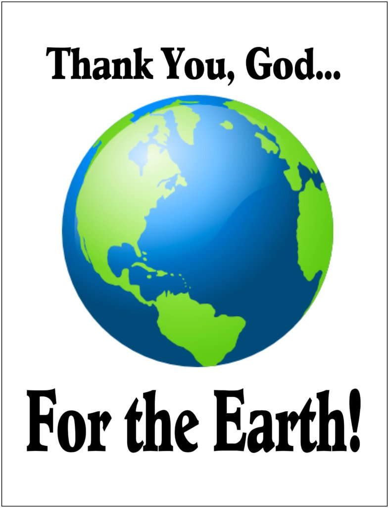 Thank You for Earth Print 2 - The Scripture Lady