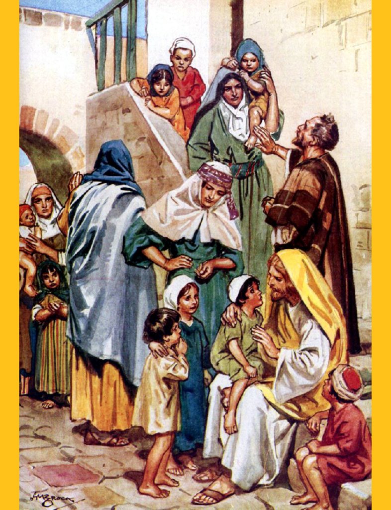 Jesus With Children Pic 3 - The Scripture Lady