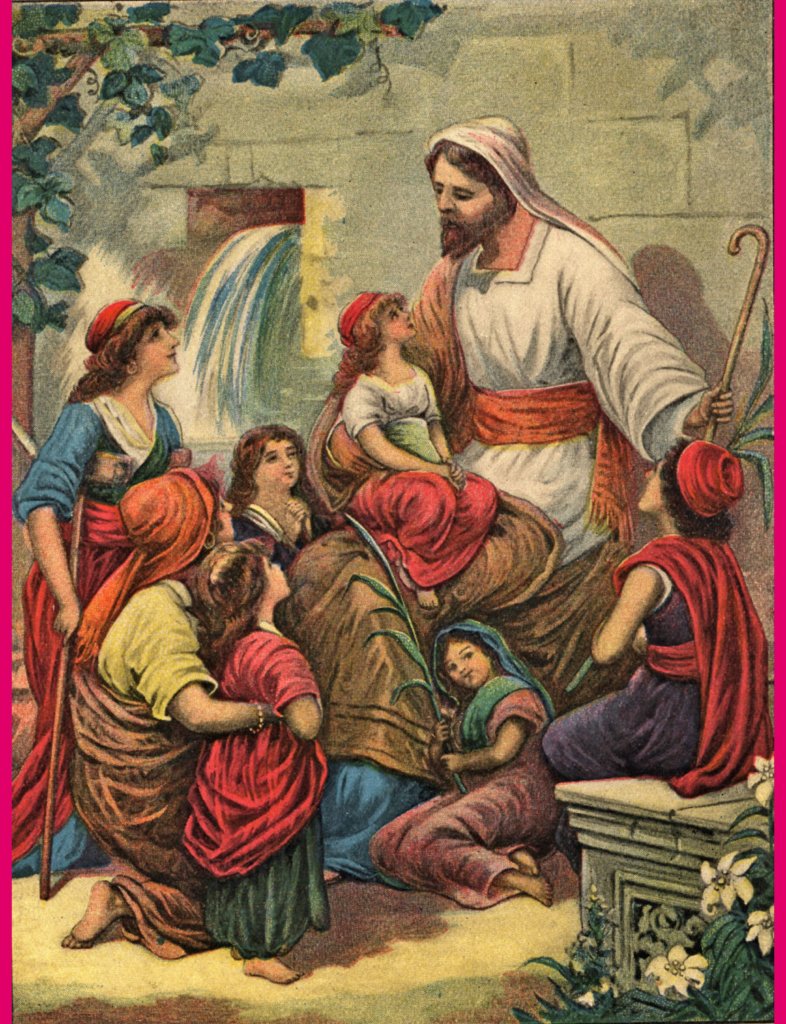 Jesus With Children Pic 7 - The Scripture Lady